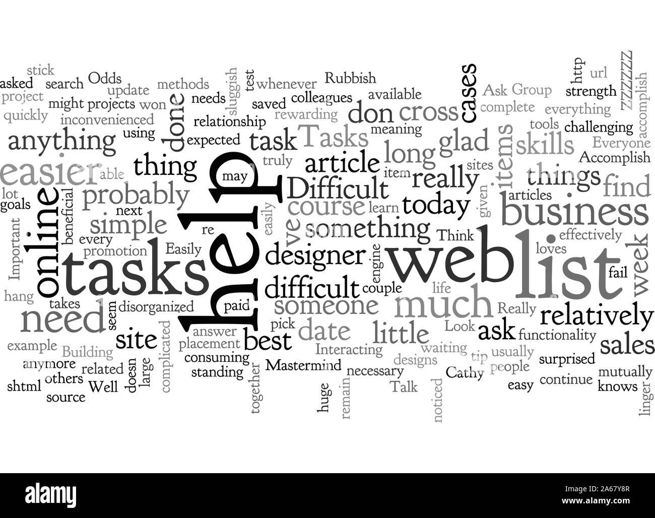 Difficult Tasks Stock Vector Images - Alamy