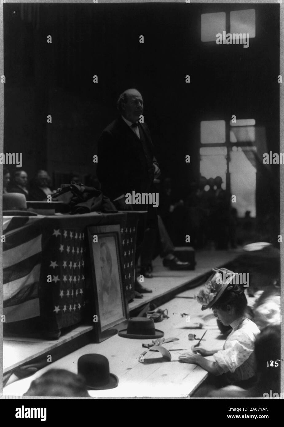 William bryan speaking Black and White Stock Photos & Images - Alamy