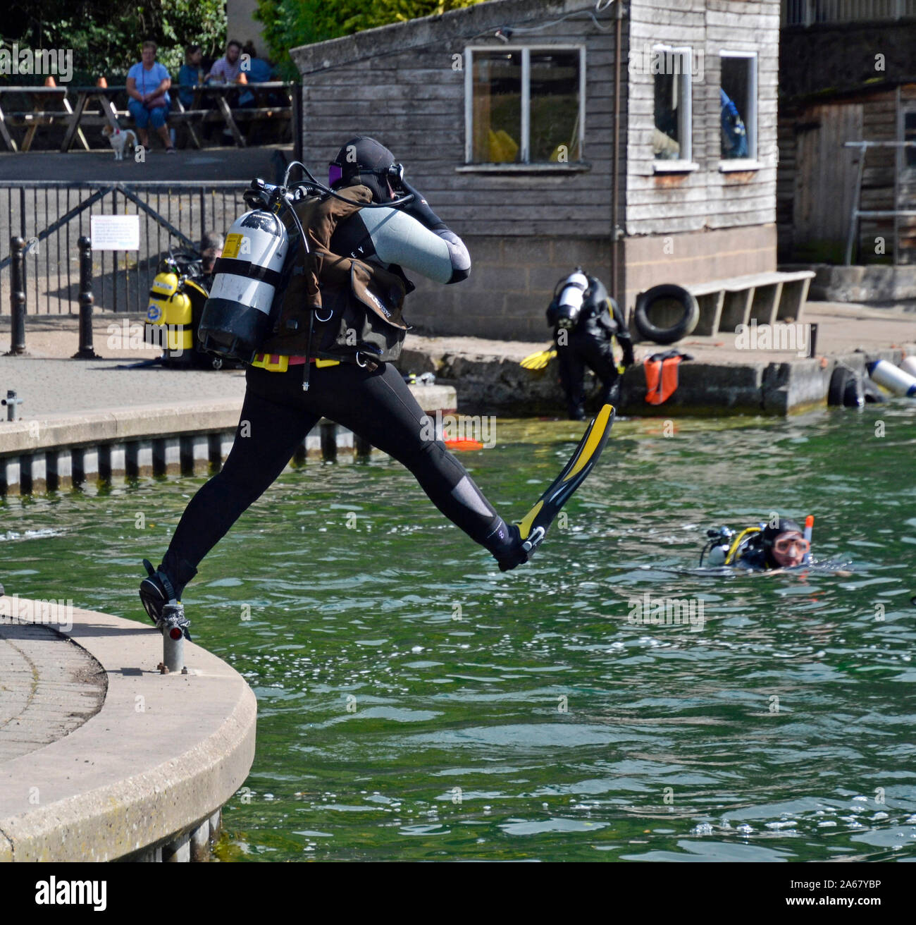 Stoney cove england diving hi-res stock photography and images - Alamy