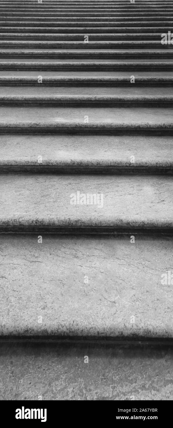 many steps of a very long stairway without end Stock Photo - Alamy
