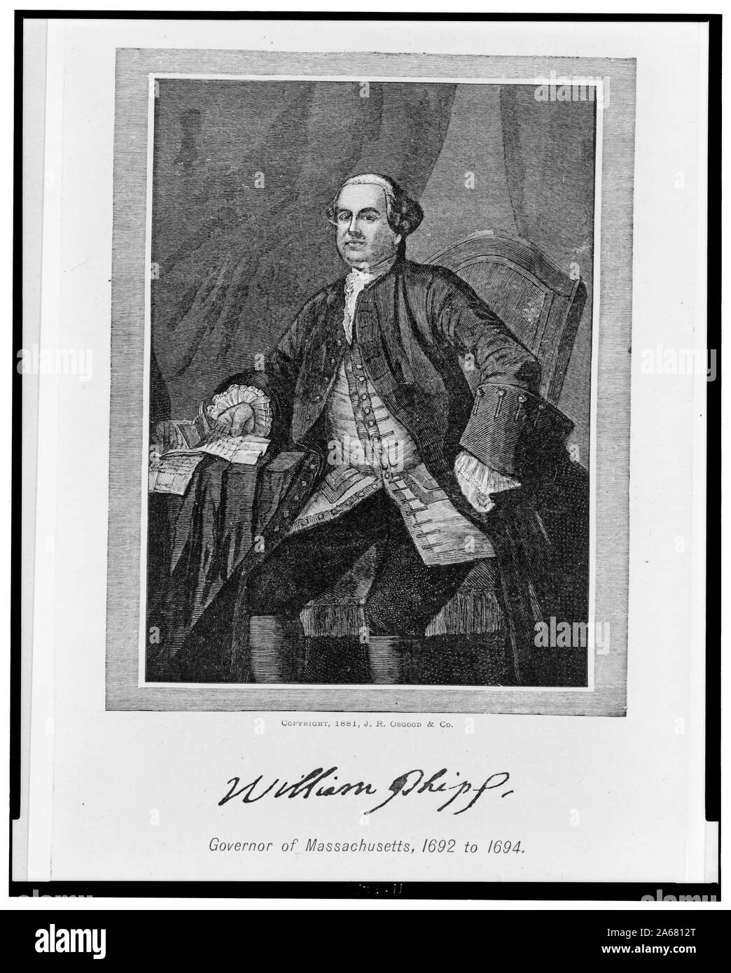 William phips hi-res stock photography and images - Alamy