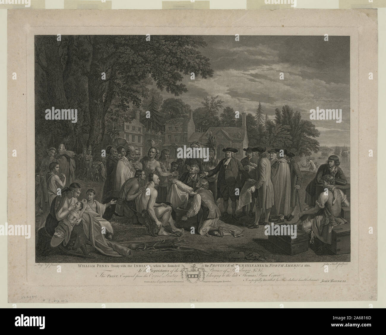 William penns treaty indians hi-res stock photography and images - Alamy