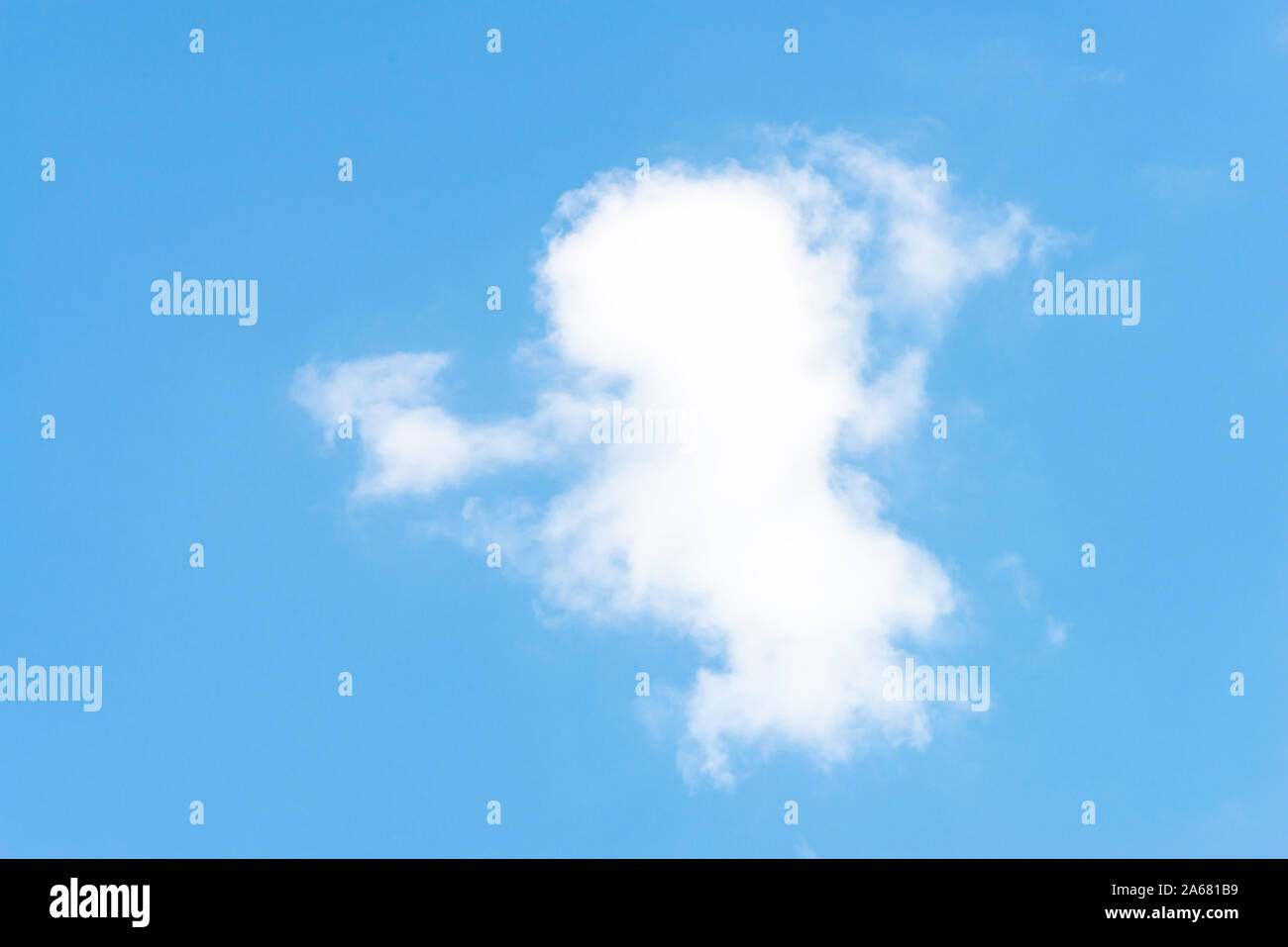 Clouds in the sky that look like faces (Pareidolia Stock Photo - Alamy