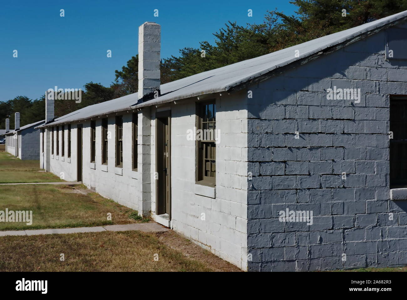 Reconstructed fort miles buildings hi-res stock photography and images ...
