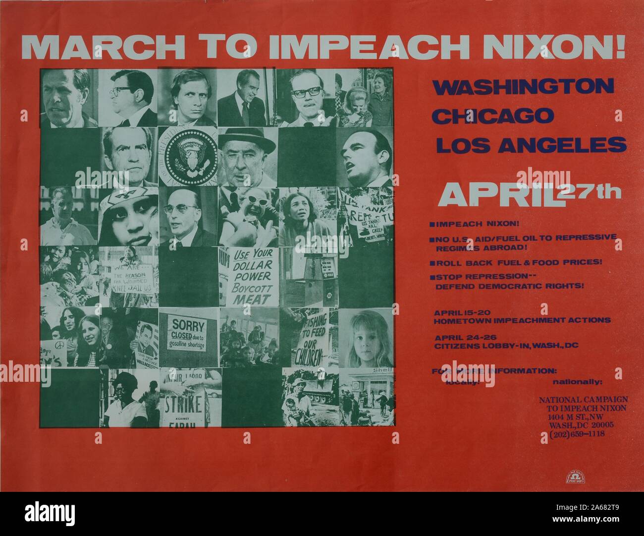 Nixon impeachment hi-res stock photography and images - Alamy