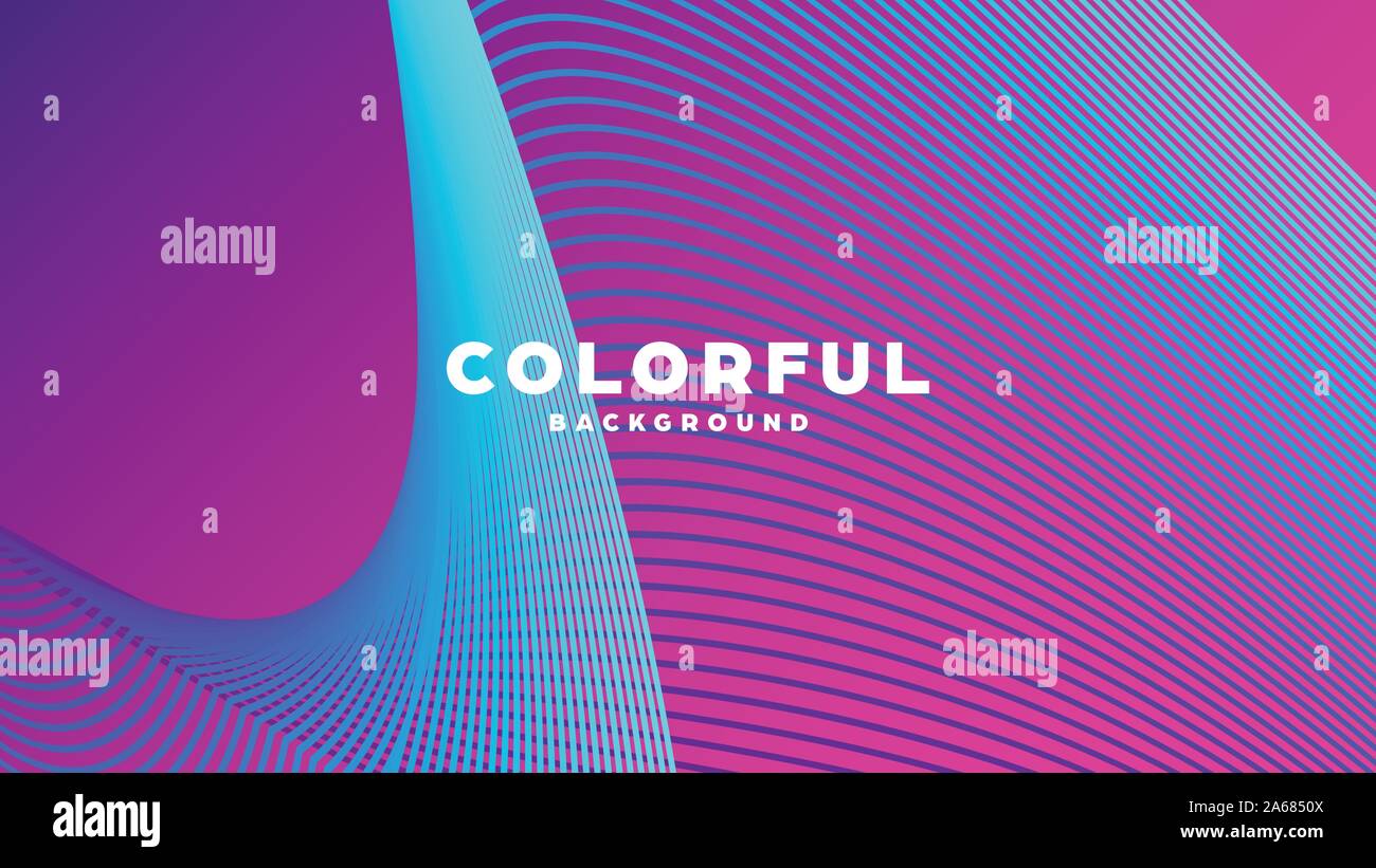 Modern minimal colorful abstract background, lines and geometric shapes ...