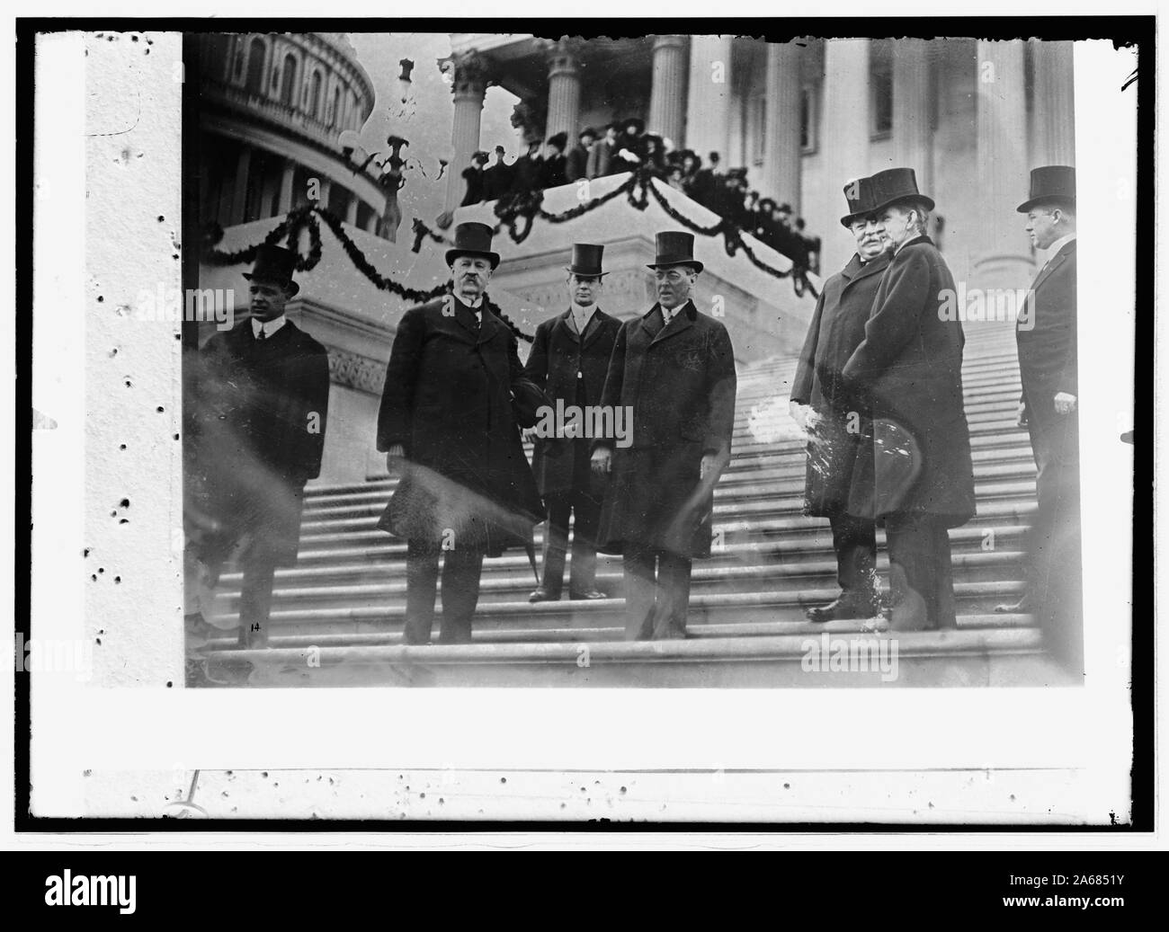 Wilson & Taft at Capitol [Inauguration, 1913] Stock Photo - Alamy