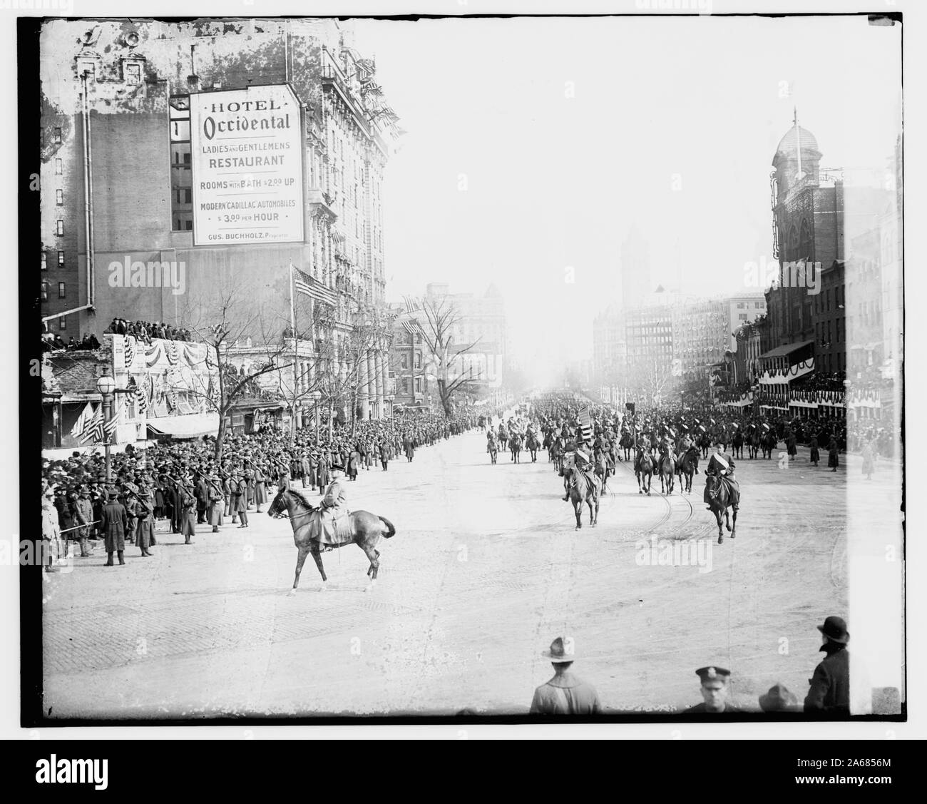 Wilson Inauguration, 1917 Stock Photo - Alamy