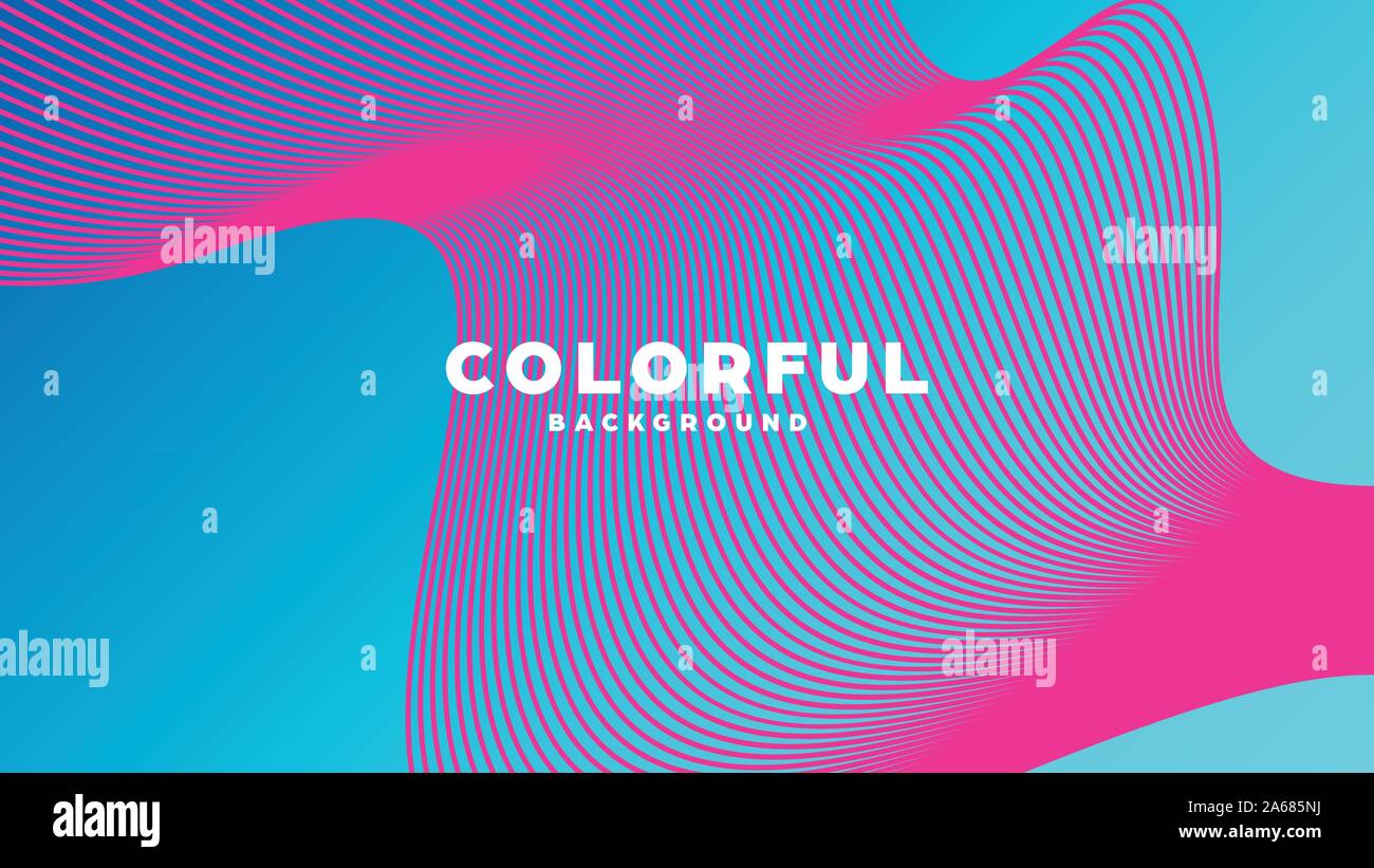 Modern minimal colorful abstract background, lines and geometric shapes ...