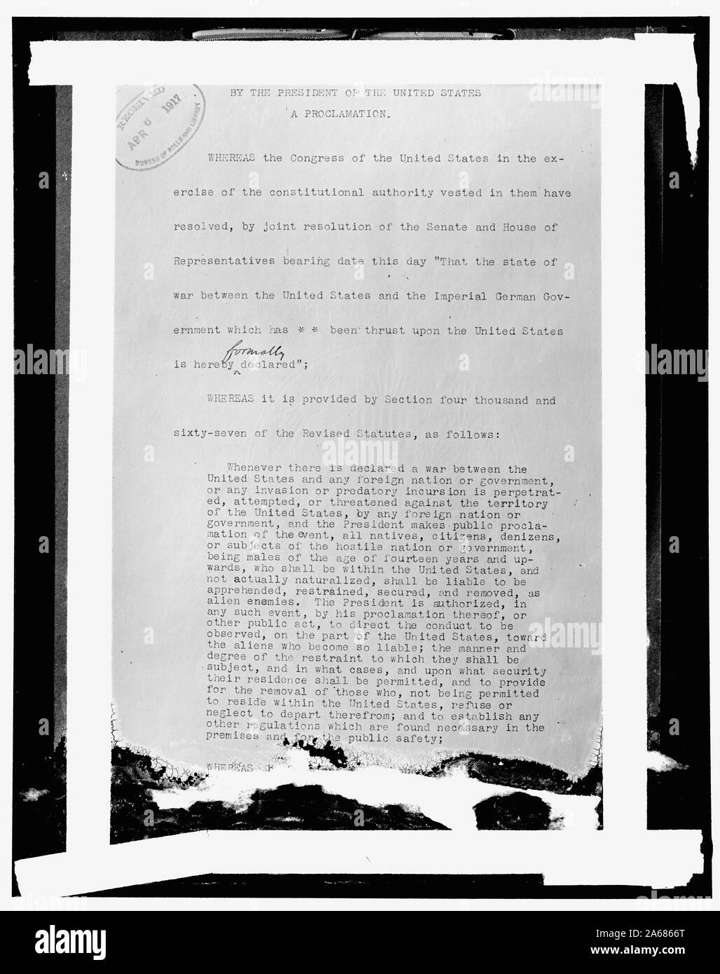 President woodrow wilsons war hi-res stock photography and images - Alamy