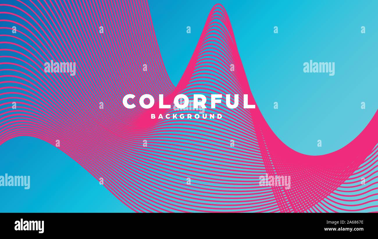 Modern minimal colorful abstract background, lines and geometric shapes ...