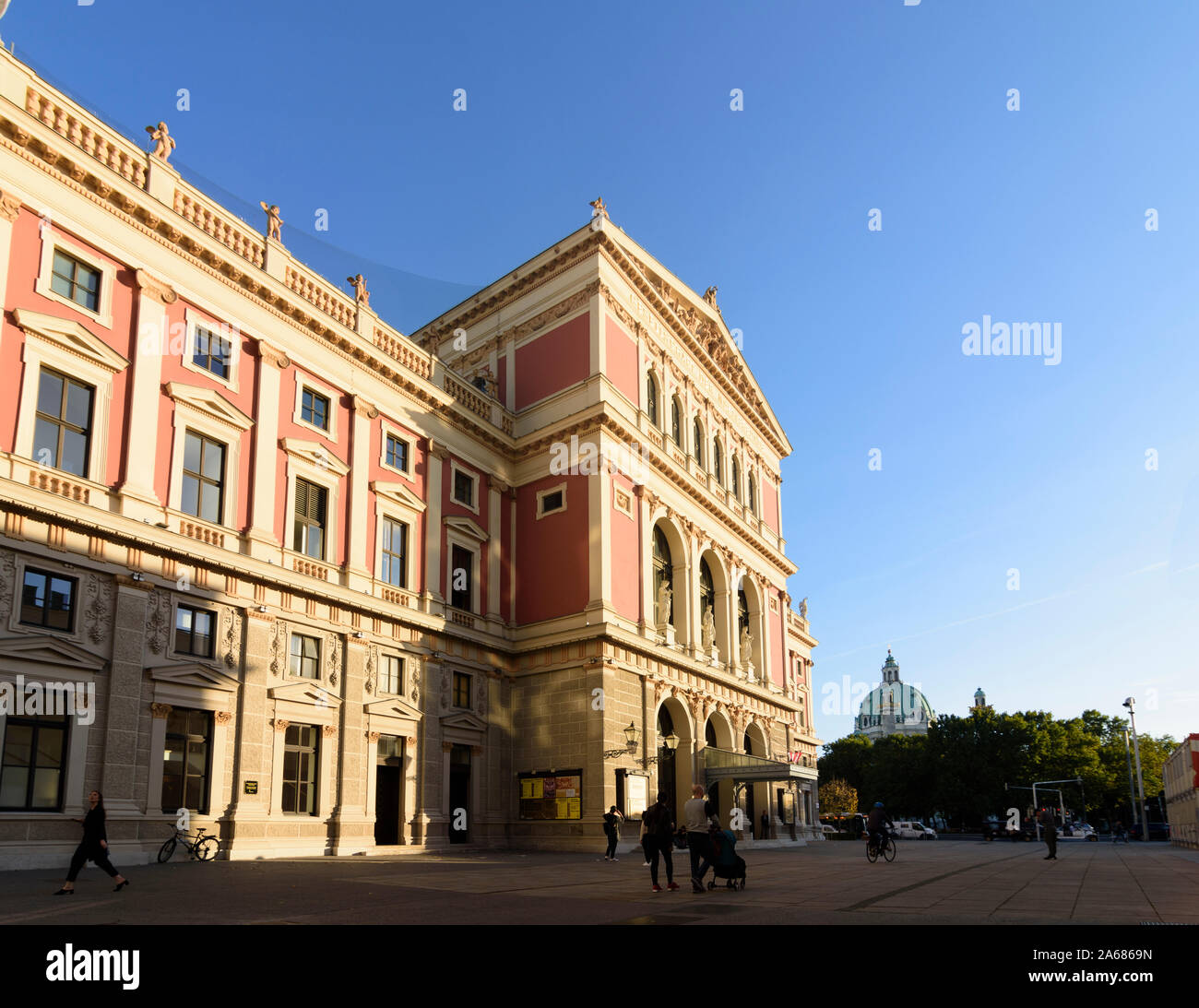 Wien, Vienna: concert hall Musikverein in Austria, Wien, 01. Old Town ...