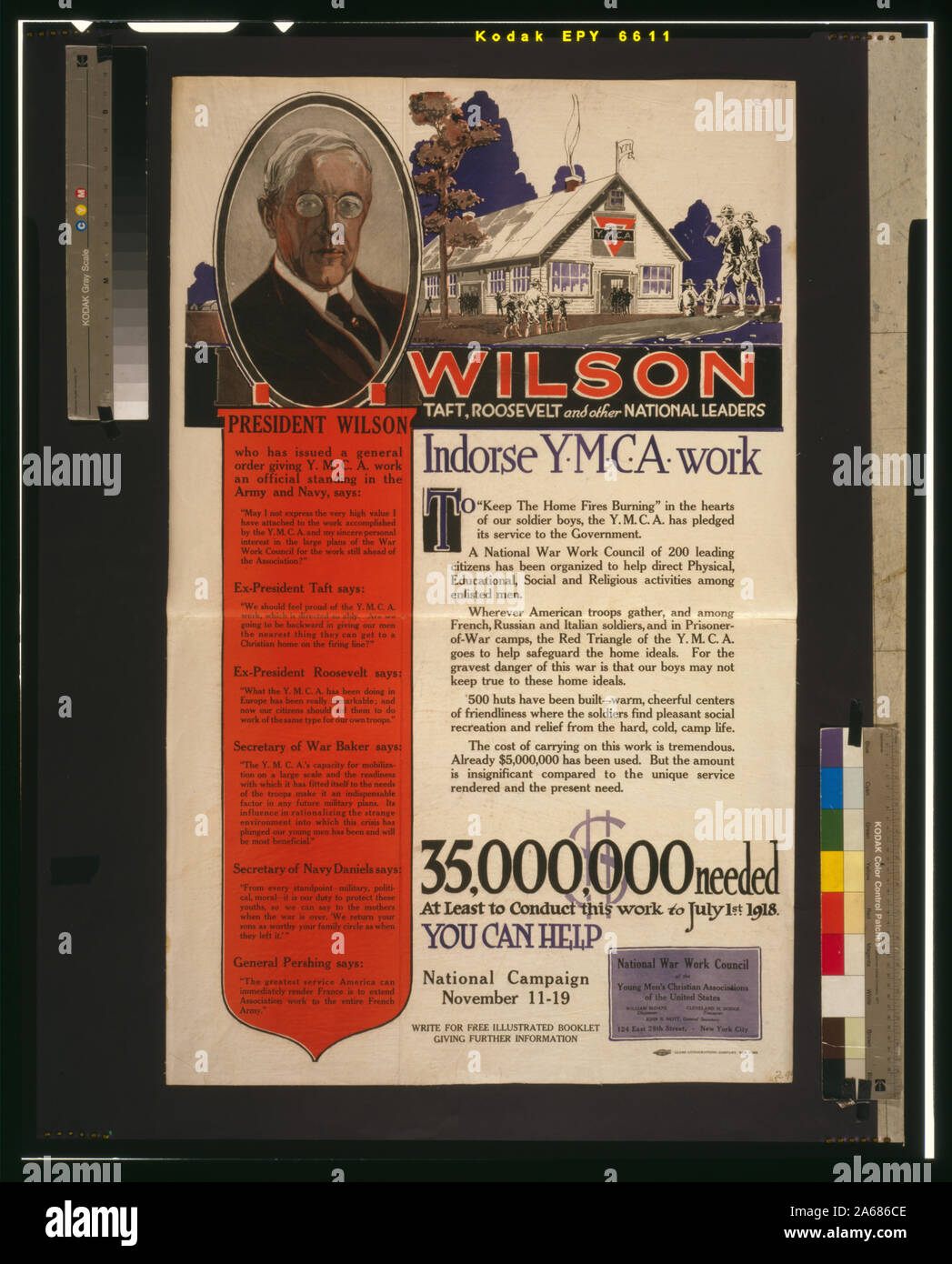 Wilson, Taft, Roosevelt and other national leaders indorse [sic] Y.M.C ...