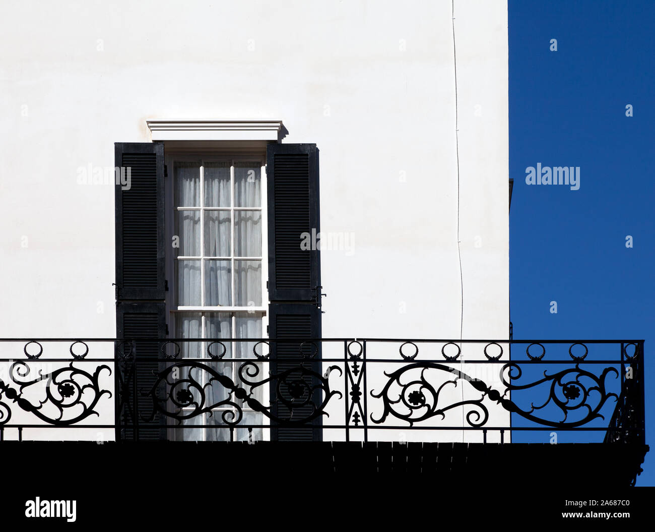 Window and balcony railing at the United States Trade Representative's ...