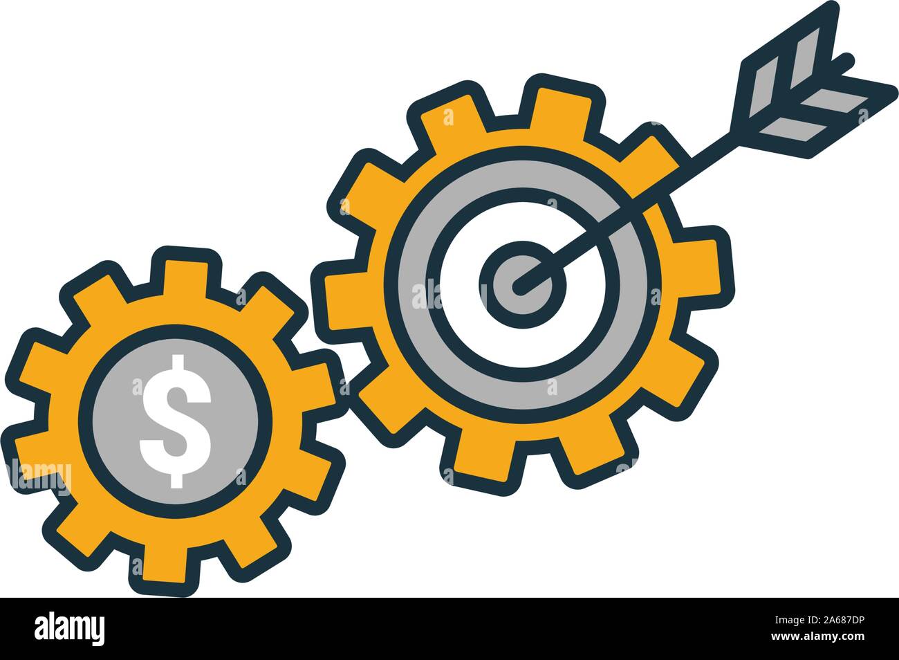 Marketing Strategy icon set. Four elements in diferent styles from ...