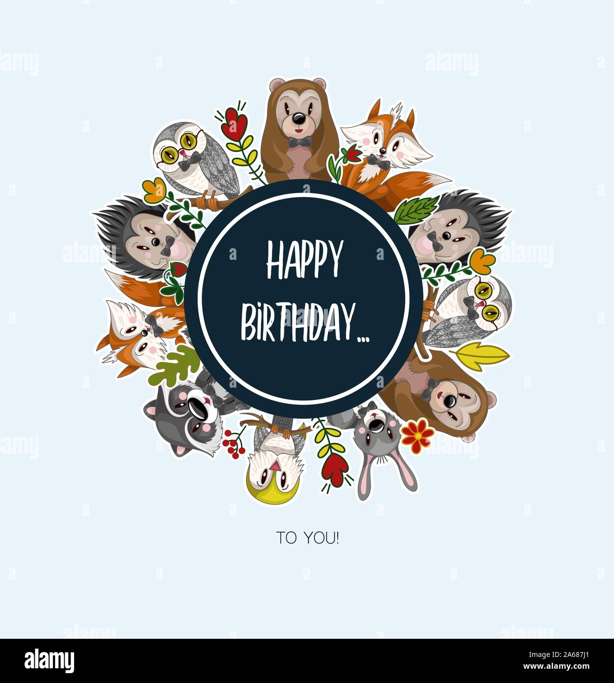 Happy Birthday Cute Baby Animals