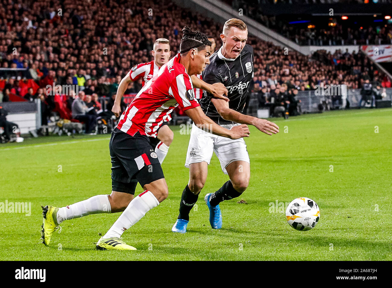 Eindhoven, Netherlands. 24th Oct, 2019. EINDHOVEN, PSV - LASK Linz, 24 ...
