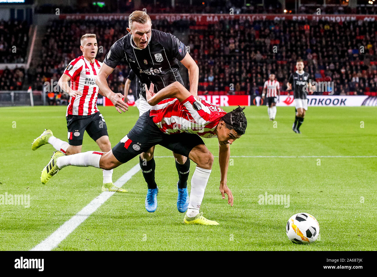 Eindhoven, Netherlands. 24th Oct, 2019. EINDHOVEN, PSV - LASK Linz, 24 ...