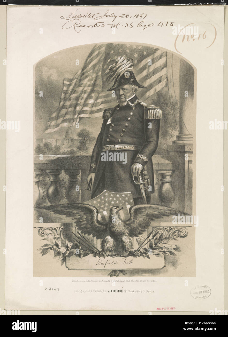 General winfield scott civil hi-res stock photography and images - Alamy