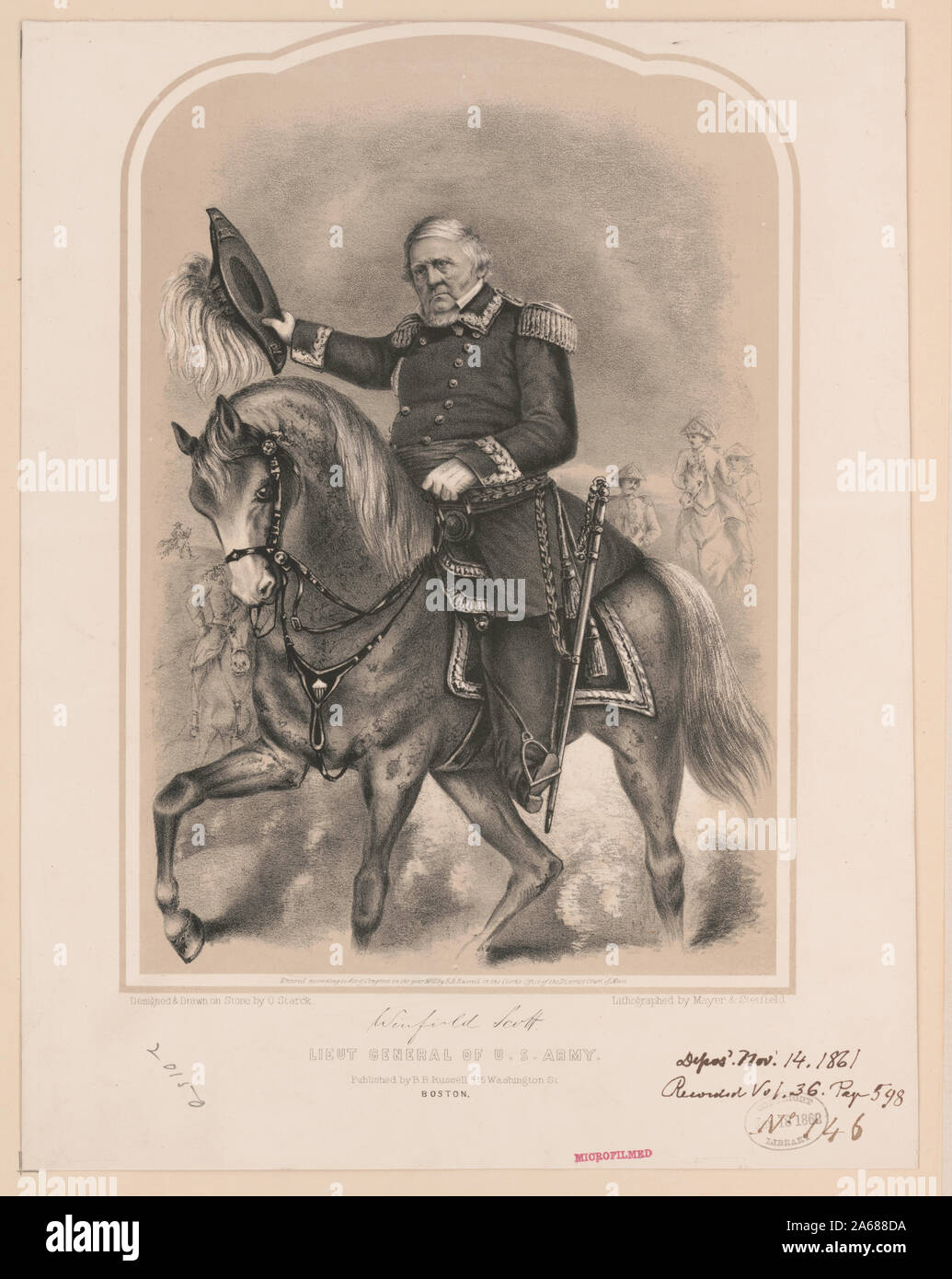 Winfield Scott, Lieut. General of U.S. Army Abstract: Full-length ...