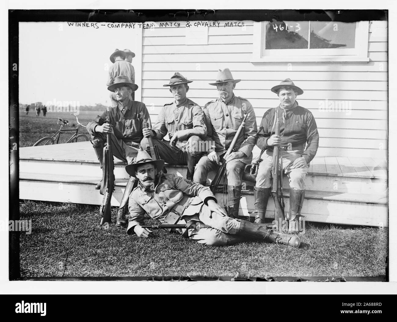 Winners of Company Team match & cavalry match [Sea Girt] Stock Photo ...