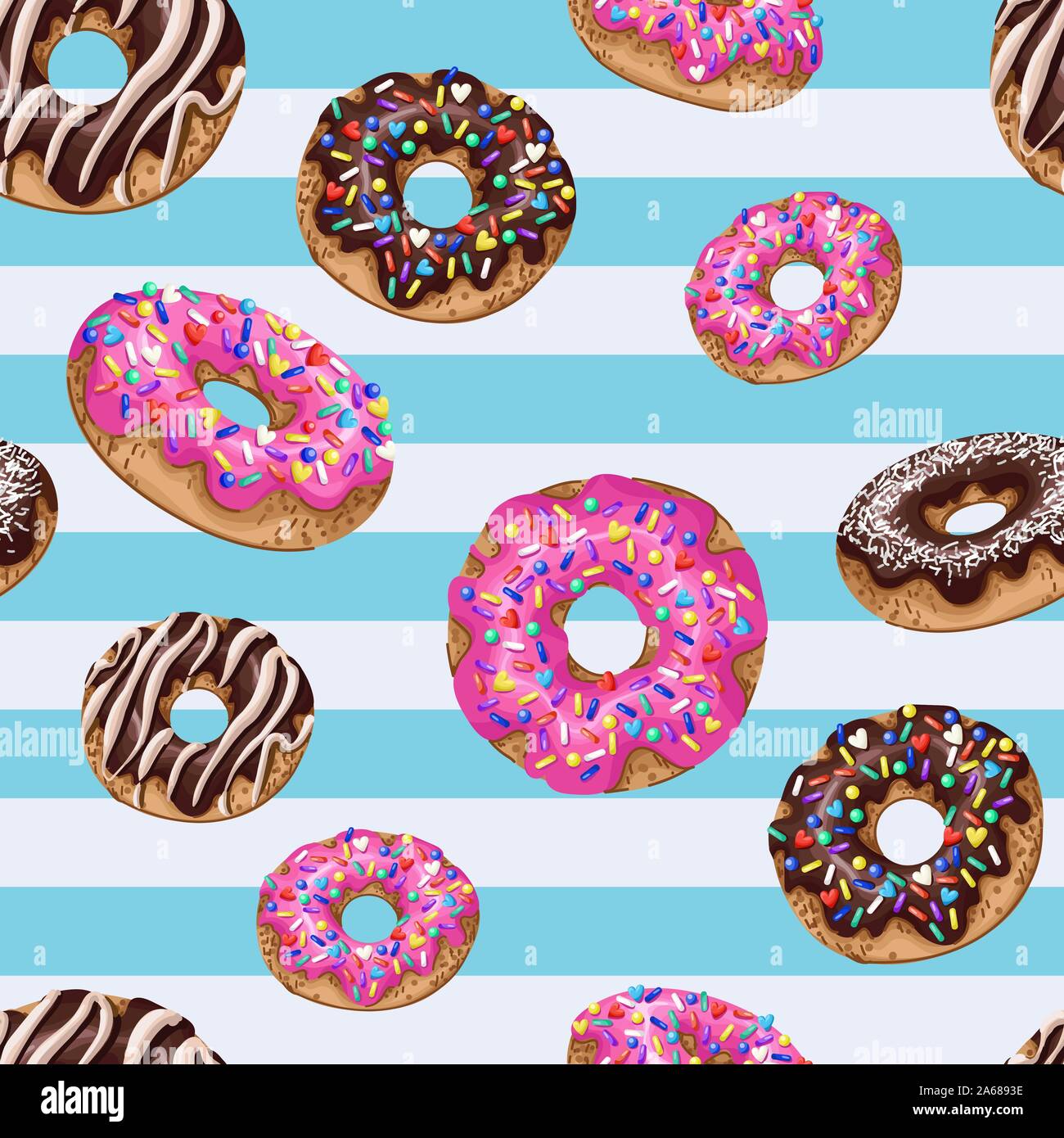 Colorful sprinkles sugar background Stock Vector Images - Alamy