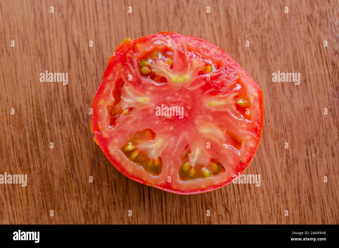 Cross Section Of A Tomato