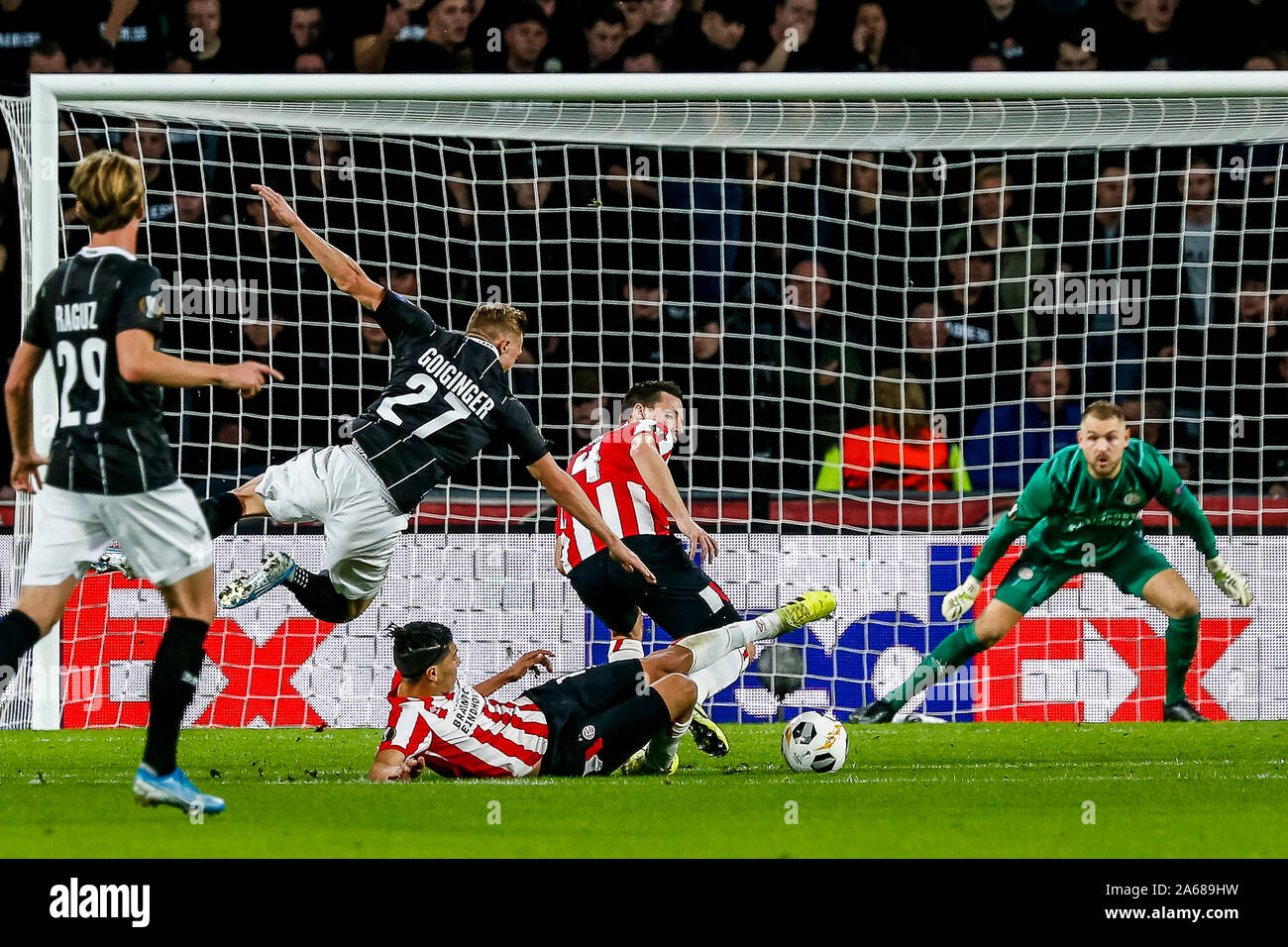 Eindhoven, Netherlands. 24th Oct, 2019. EINDHOVEN, Philips Stadium, 24 ...