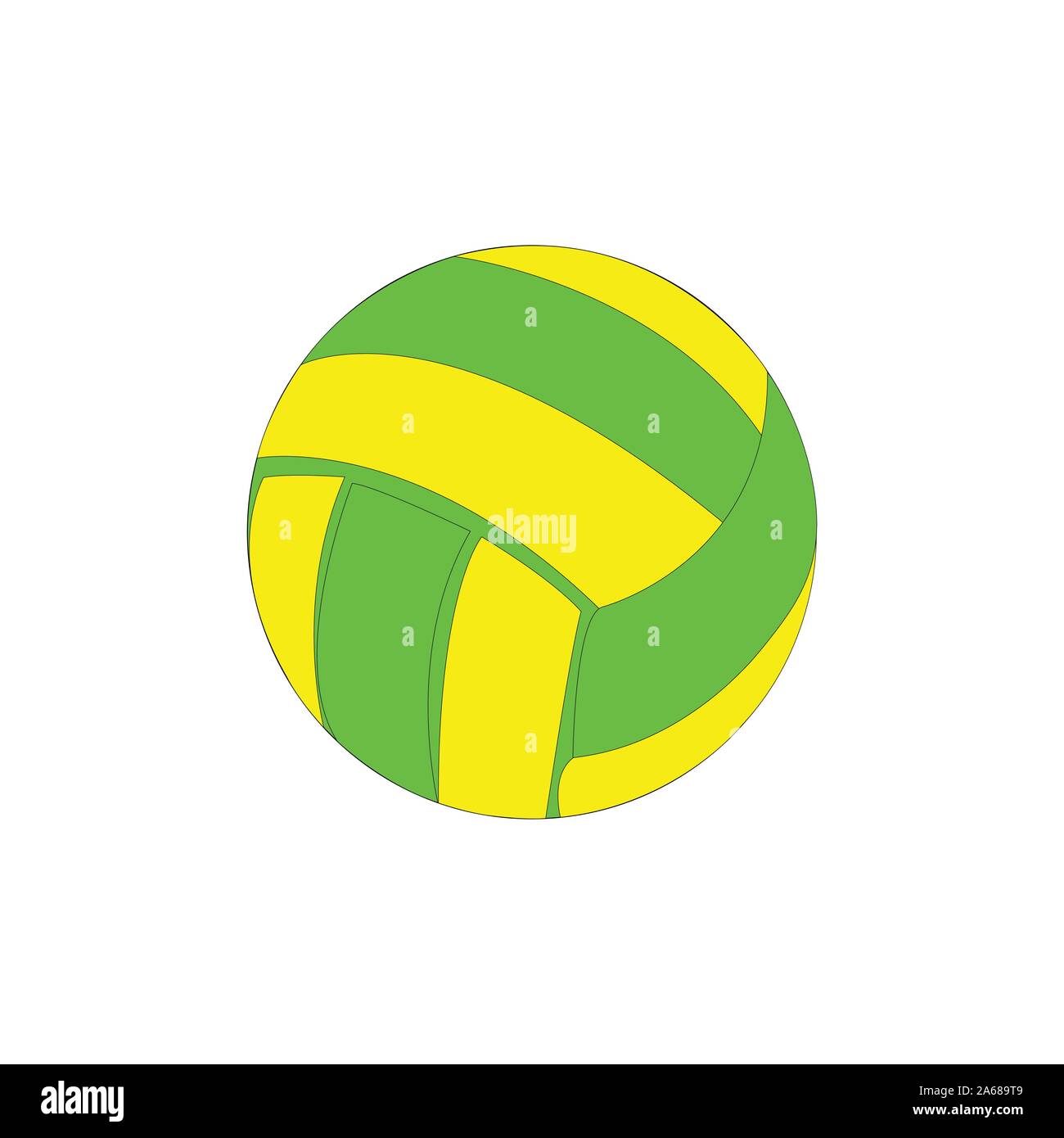 Neon Volleyball Ball