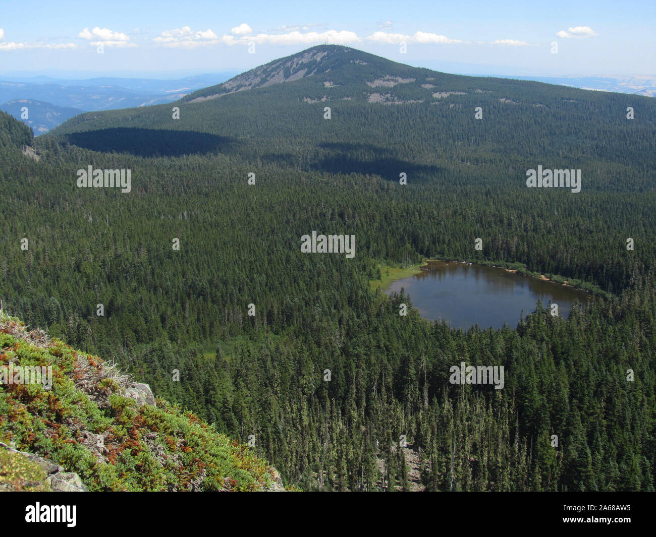 A view of Mt. Defiance, highest peak in the Columbia Gorge, and Rainy ...