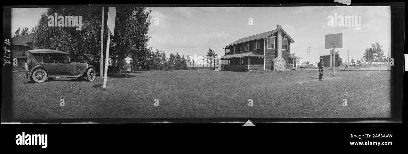 Wisconsin camp, arrival Stock Photo - Alamy