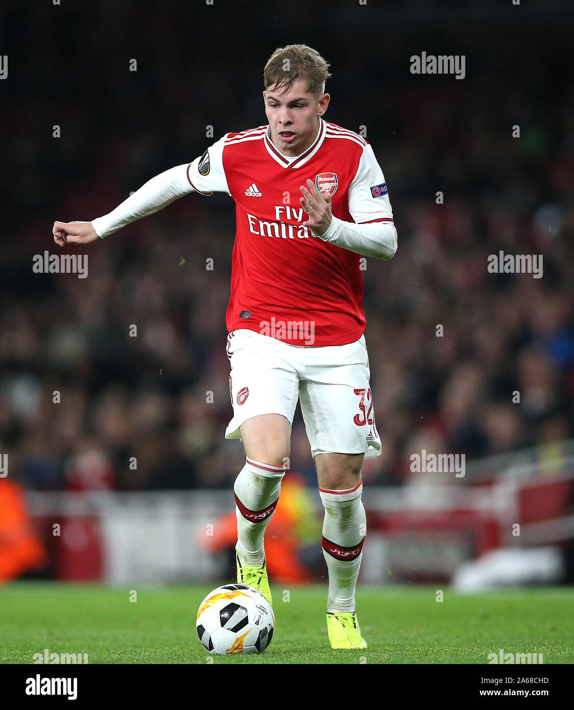 Arsenal's Emile Smith Rowe during the UEFA Europa League group F match ...