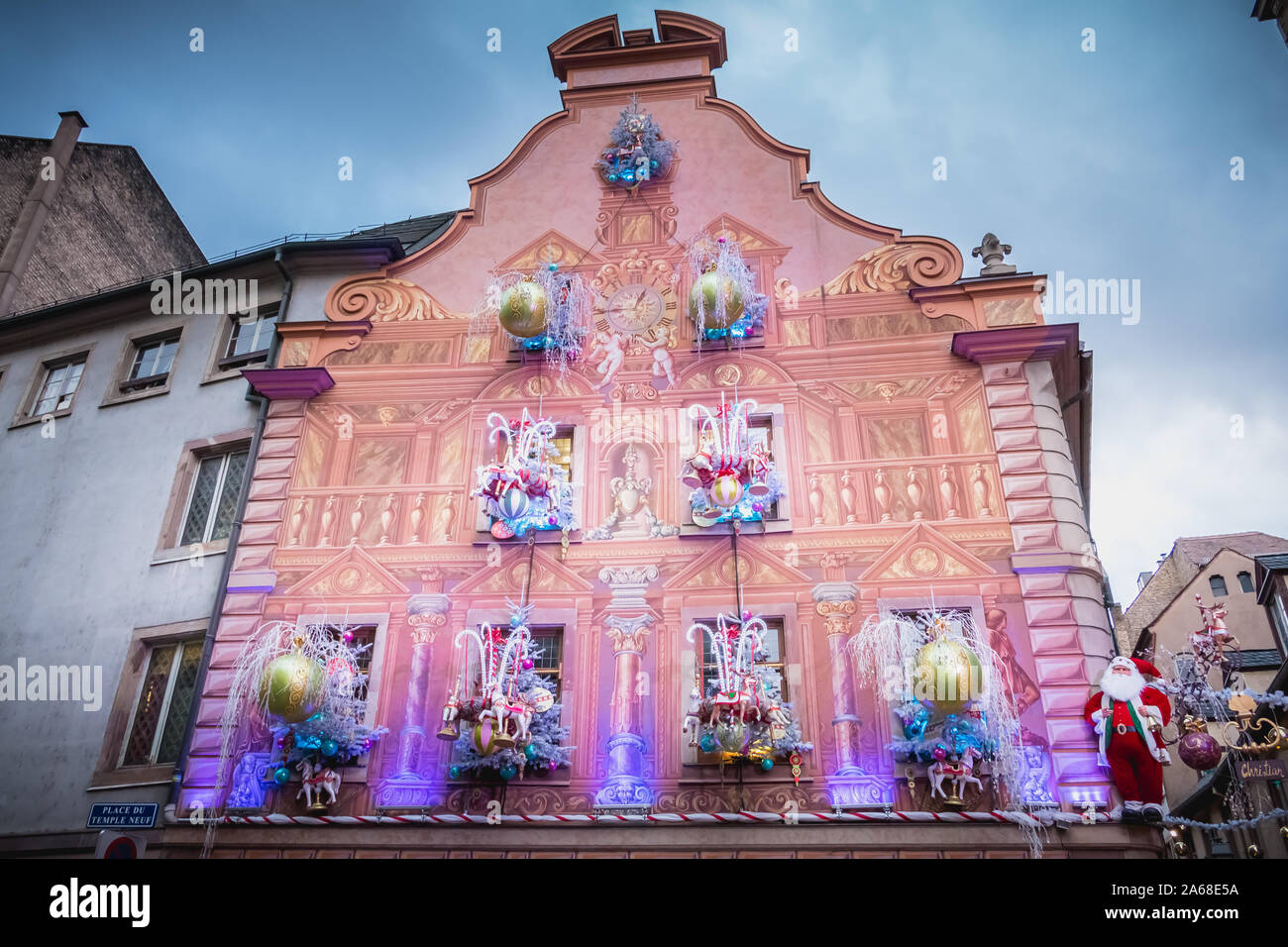 France travel tourism december winter construction hi-res stock ...