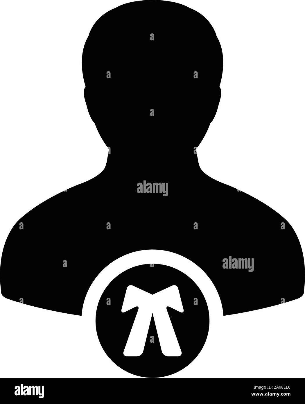 Rules icon vector male user person profile avatar symbol for law and ...