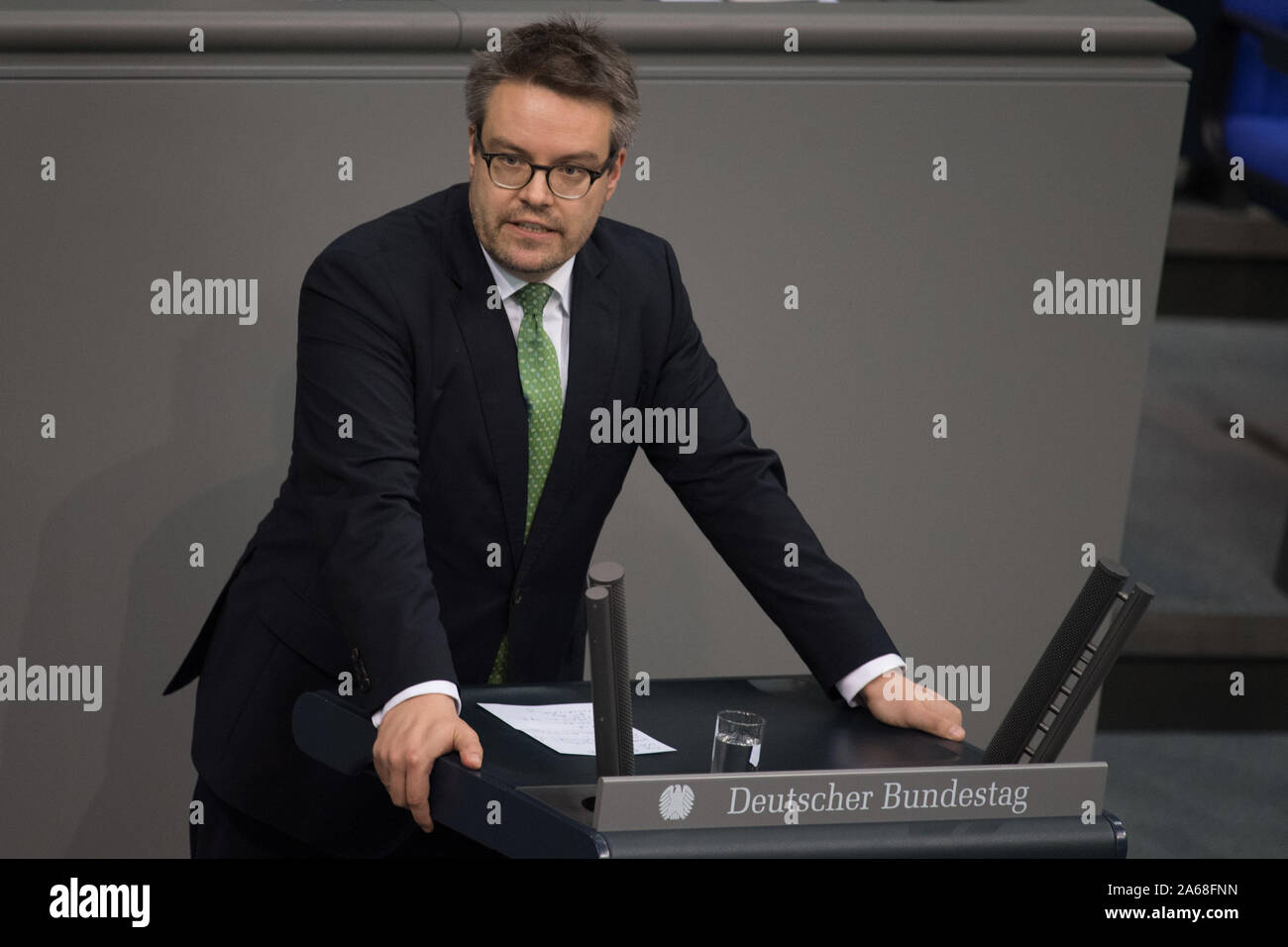 Berlin, Germany. 24th Oct, 2019. Tobias Lindner (Bündnis90/Die Grünen ...