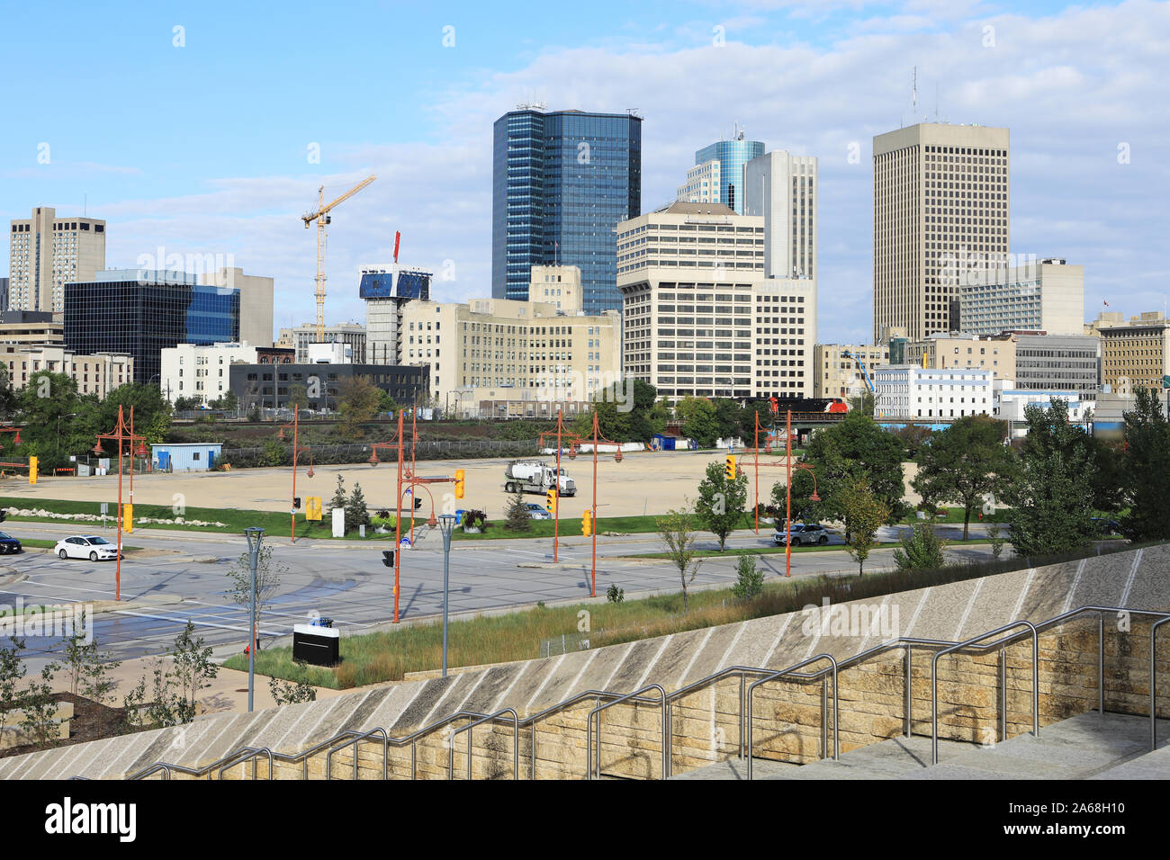 A Skyline scene of Winnipeg, Manitoba Stock Photo - Alamy