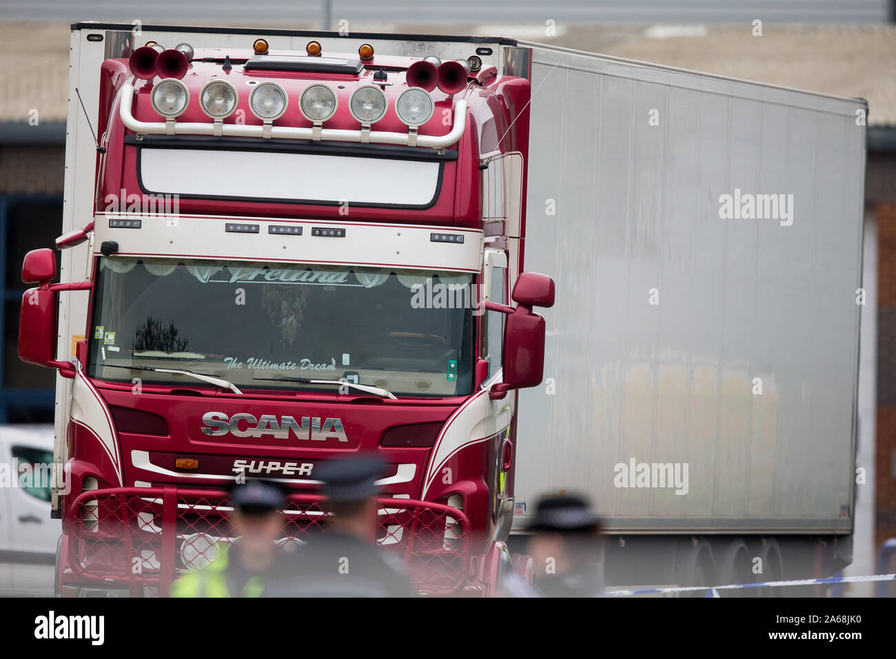Container lorry hi-res stock photography and images - Alamy