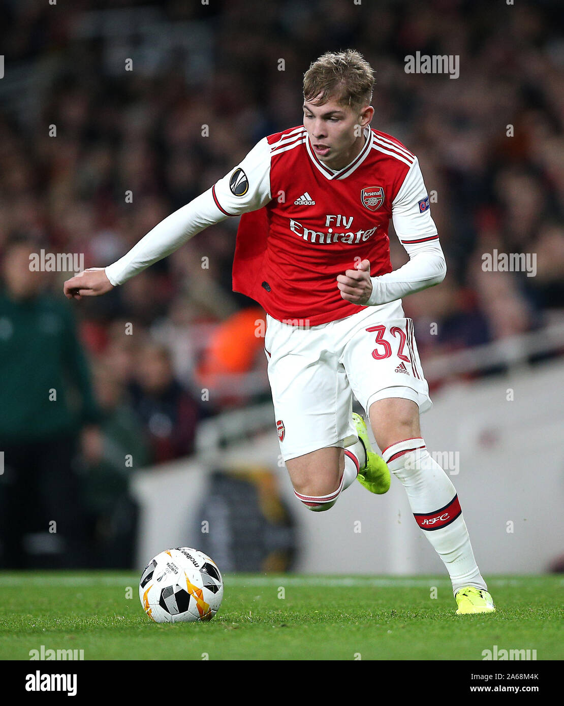 Arsenal's Emile Smith Rowe during the UEFA Europa League group F match ...