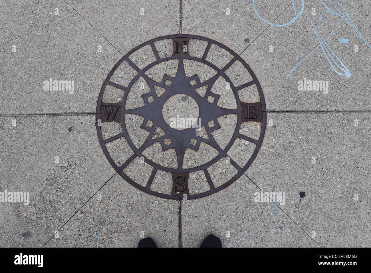 Compass vector hi-res stock photography and images - Alamy