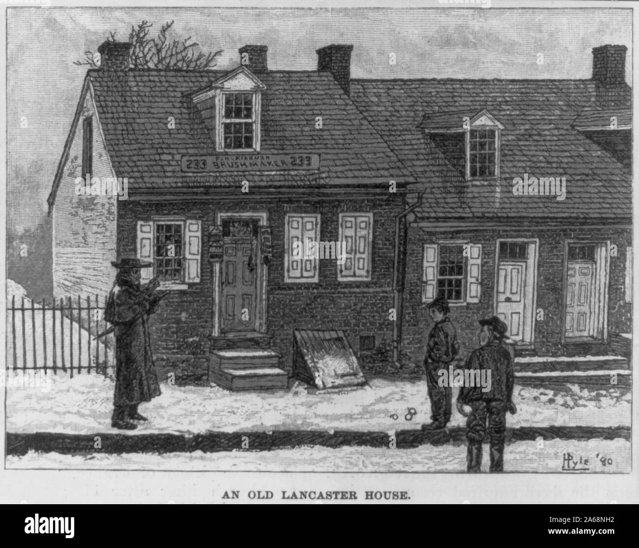 Wood engraving from drawing by Howard Pyle which illus. his article, A ...