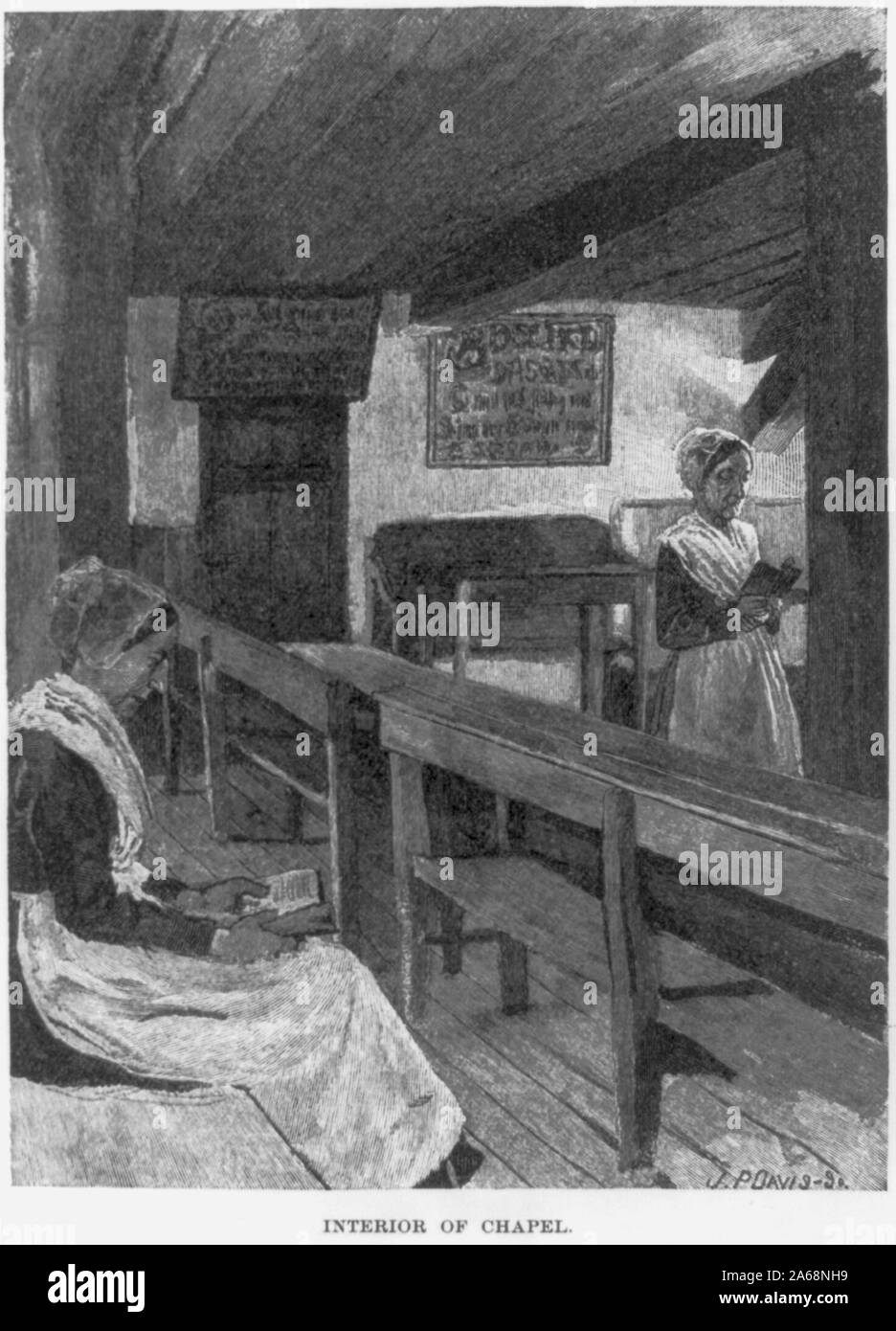 Wood engraving from drawing by Howard Pyle which illustrated his ...