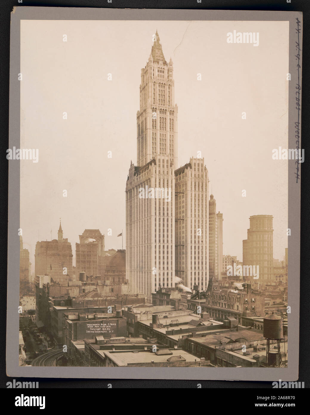 Woolworth Building, New York City Stock Photo - Alamy