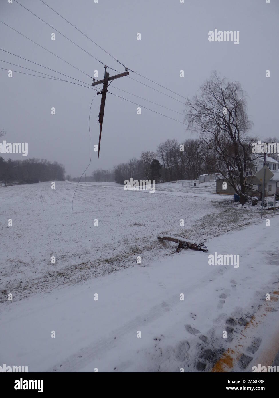 The Day the Salt Truck Struck Stock Photo - Alamy