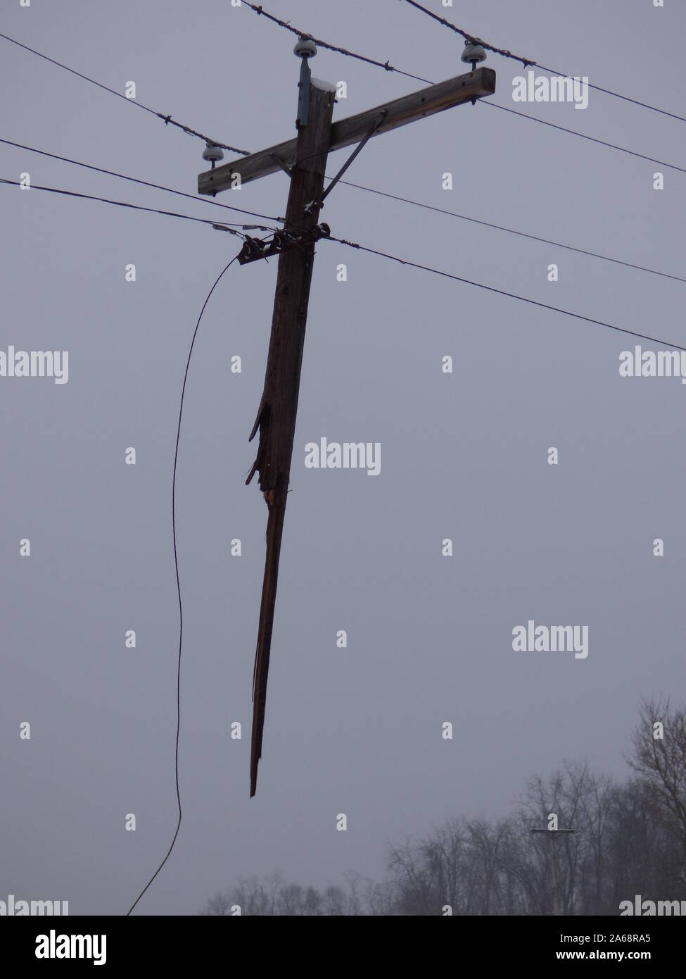The Day the Salt Truck Struck Stock Photo - Alamy
