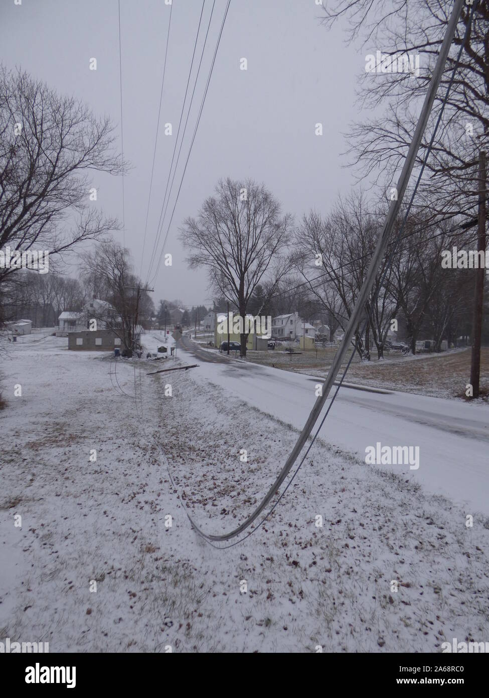 The Day the Salt Truck Struck Stock Photo - Alamy
