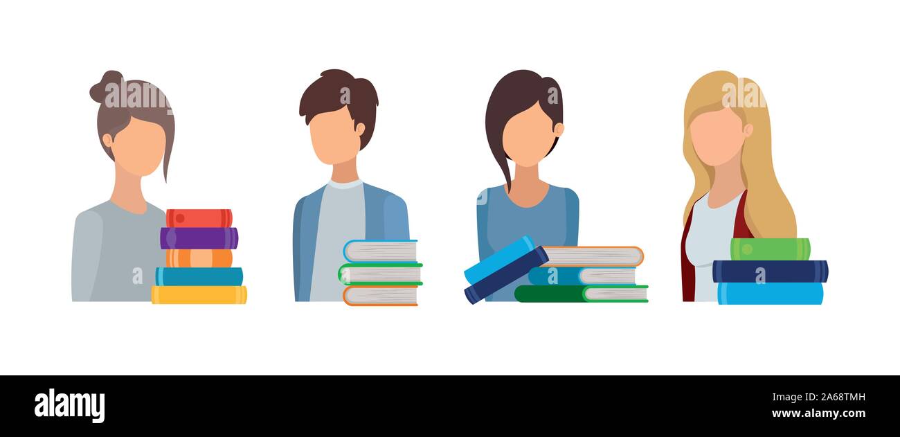 Big books man reading Cut Out Stock Images & Pictures - Alamy