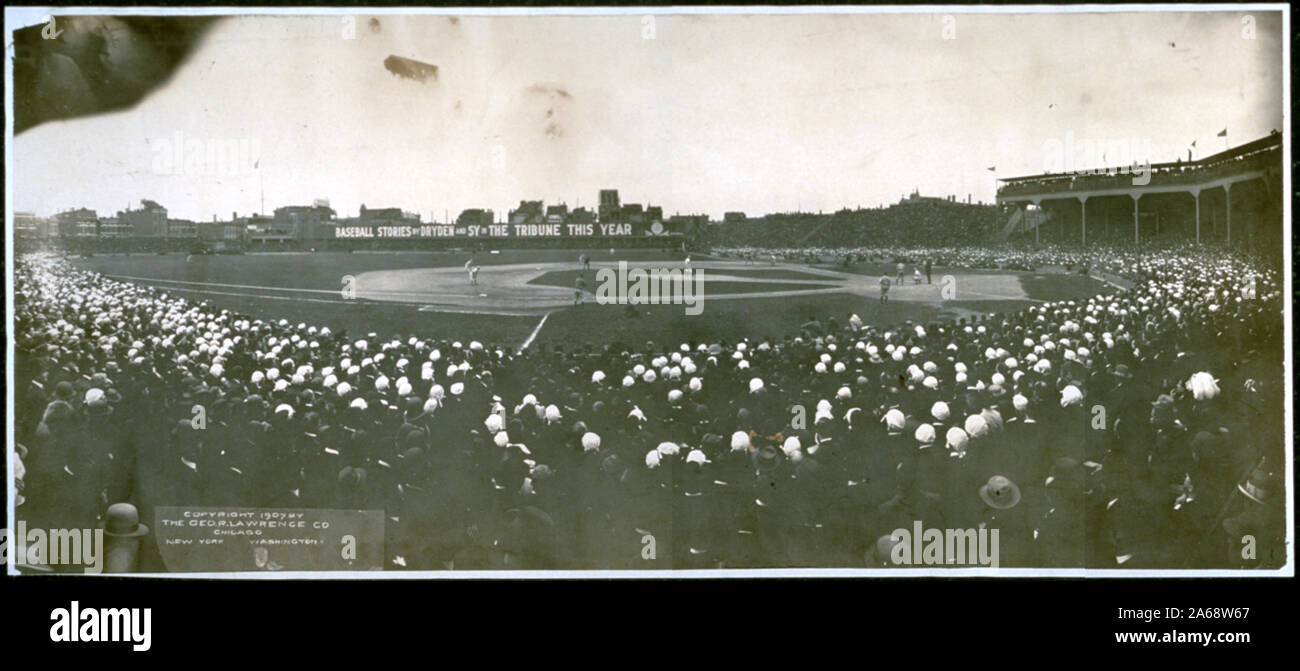 World's Championship Series, Detroit vs. Chicago, Oct. 9, '07 Stock ...
