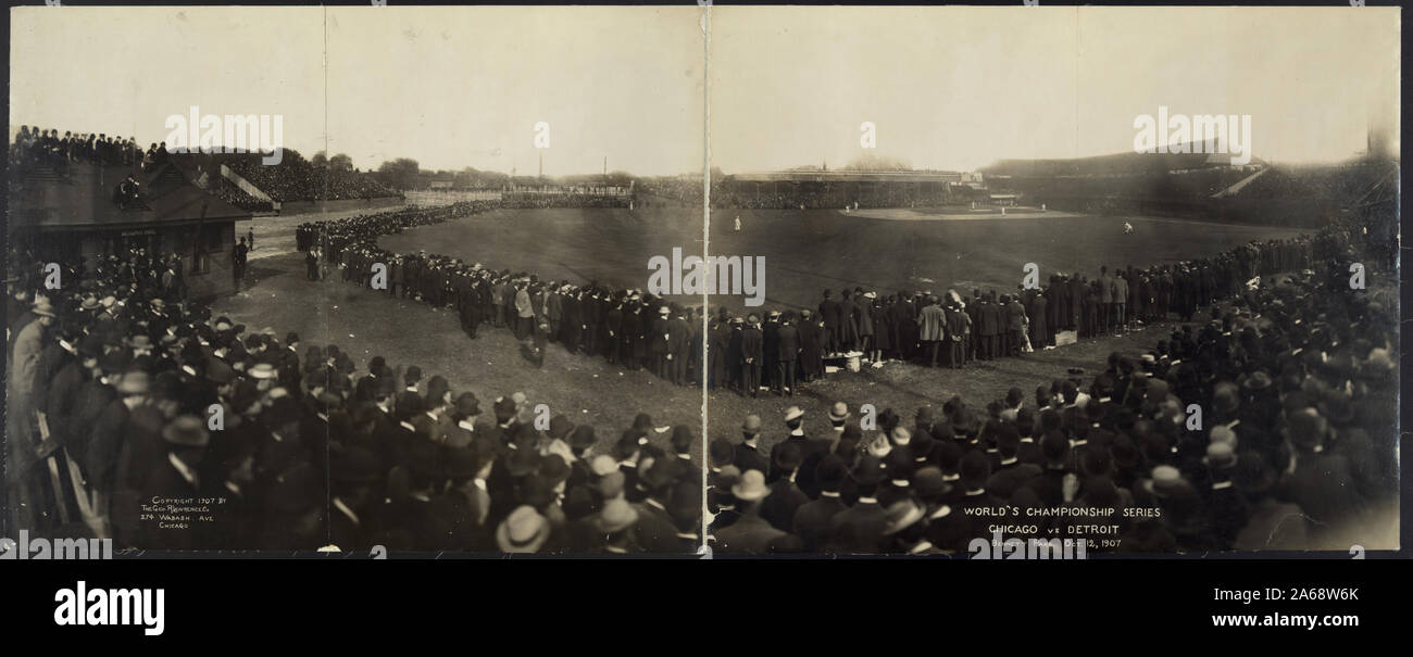 World's Championship Series, Chicago vs. Detroit, Bennett Park, Oct. 12 ...