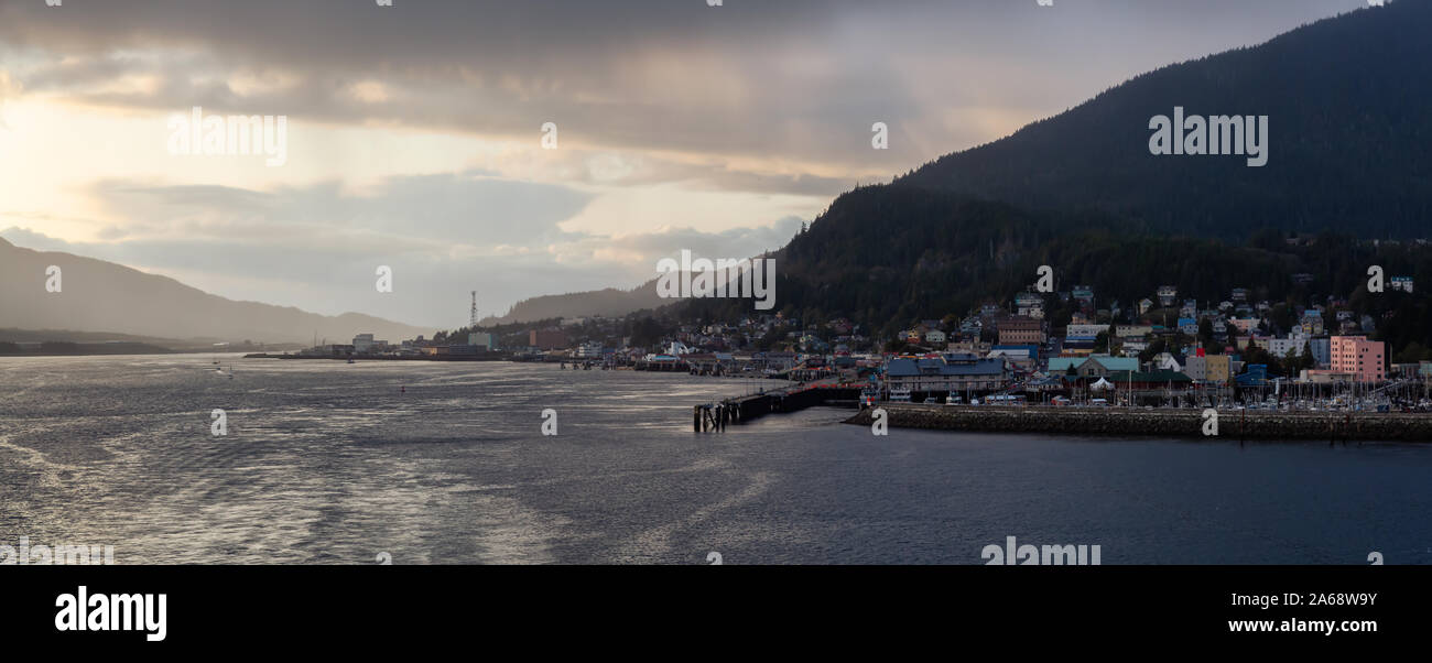 Ketchikan, Alaska, United States - September 26, 2019: Beautiful Aerial ...