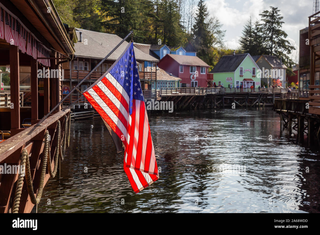 Ketchikan, Alaska, United States - September 26, 2019: Beautiful View ...